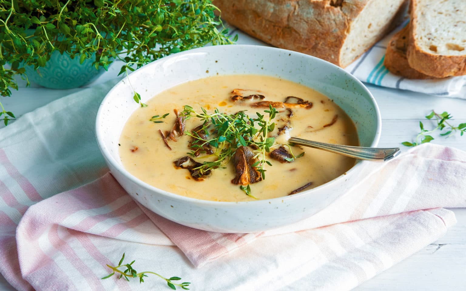 Kremet soppsuppe - Melange