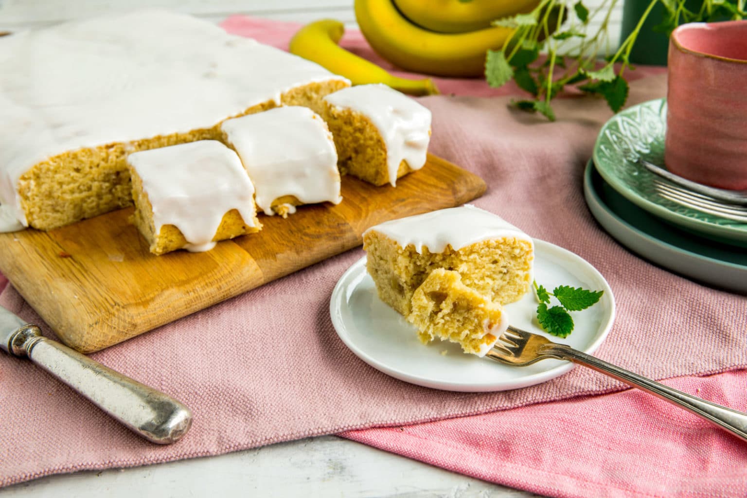 Banankake I Langpanne Melange Banankake I Langpanne Melange