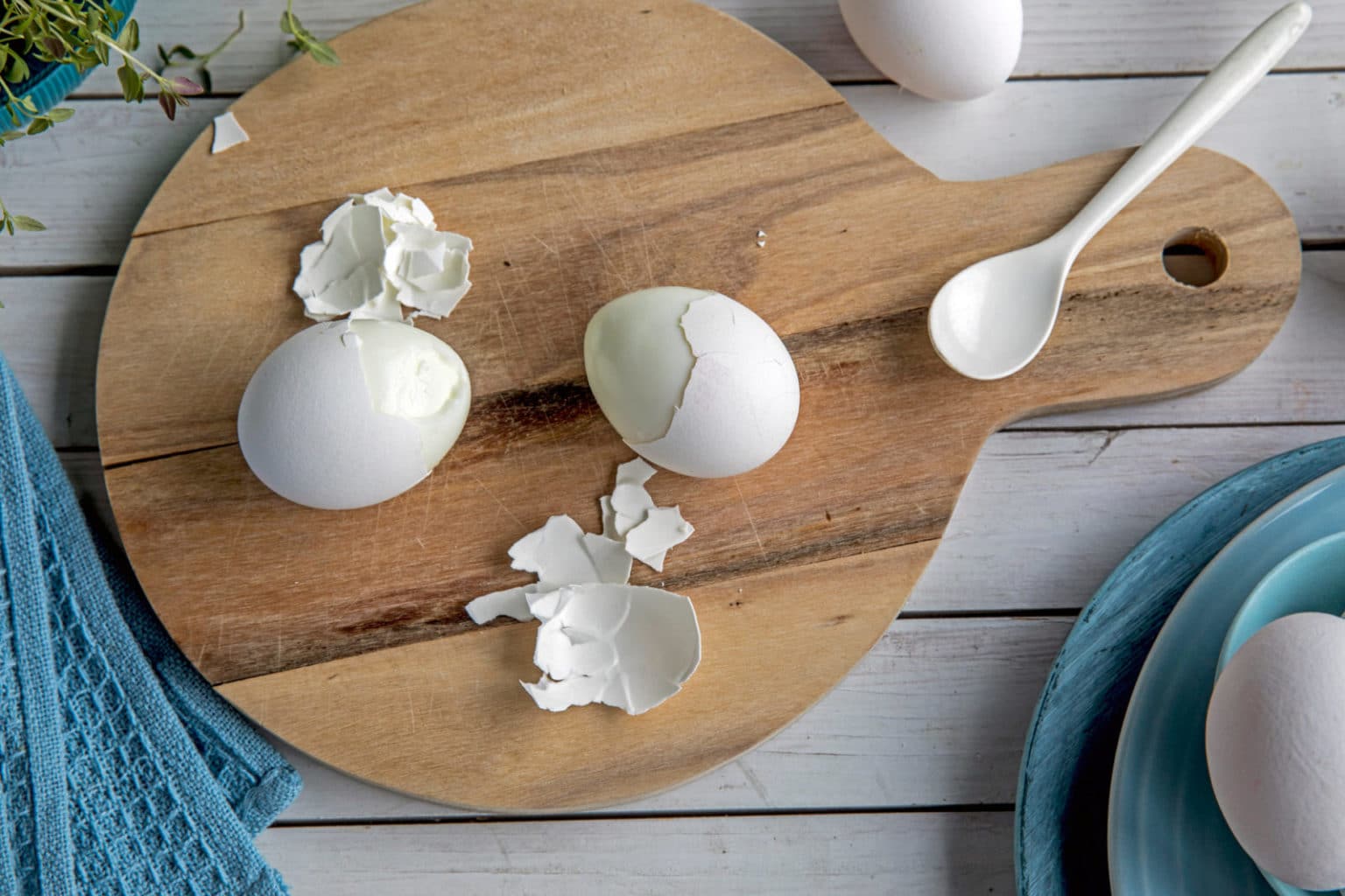 Dette er trikset som gjør egget enkelt å skrelle | Mills