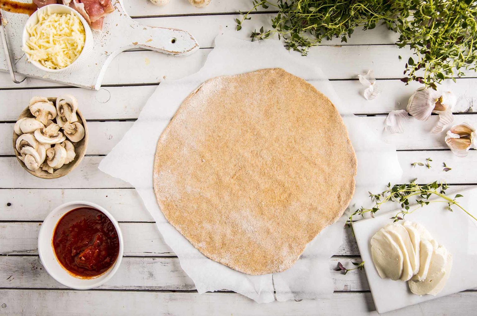 Tre oppskrifter på sunnere pizzabunn | Vita hjertego'