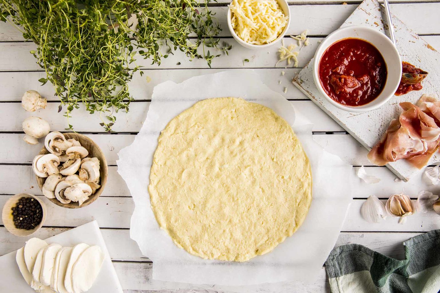 Tre oppskrifter på sunnere pizzabunn | Vita hjertego'